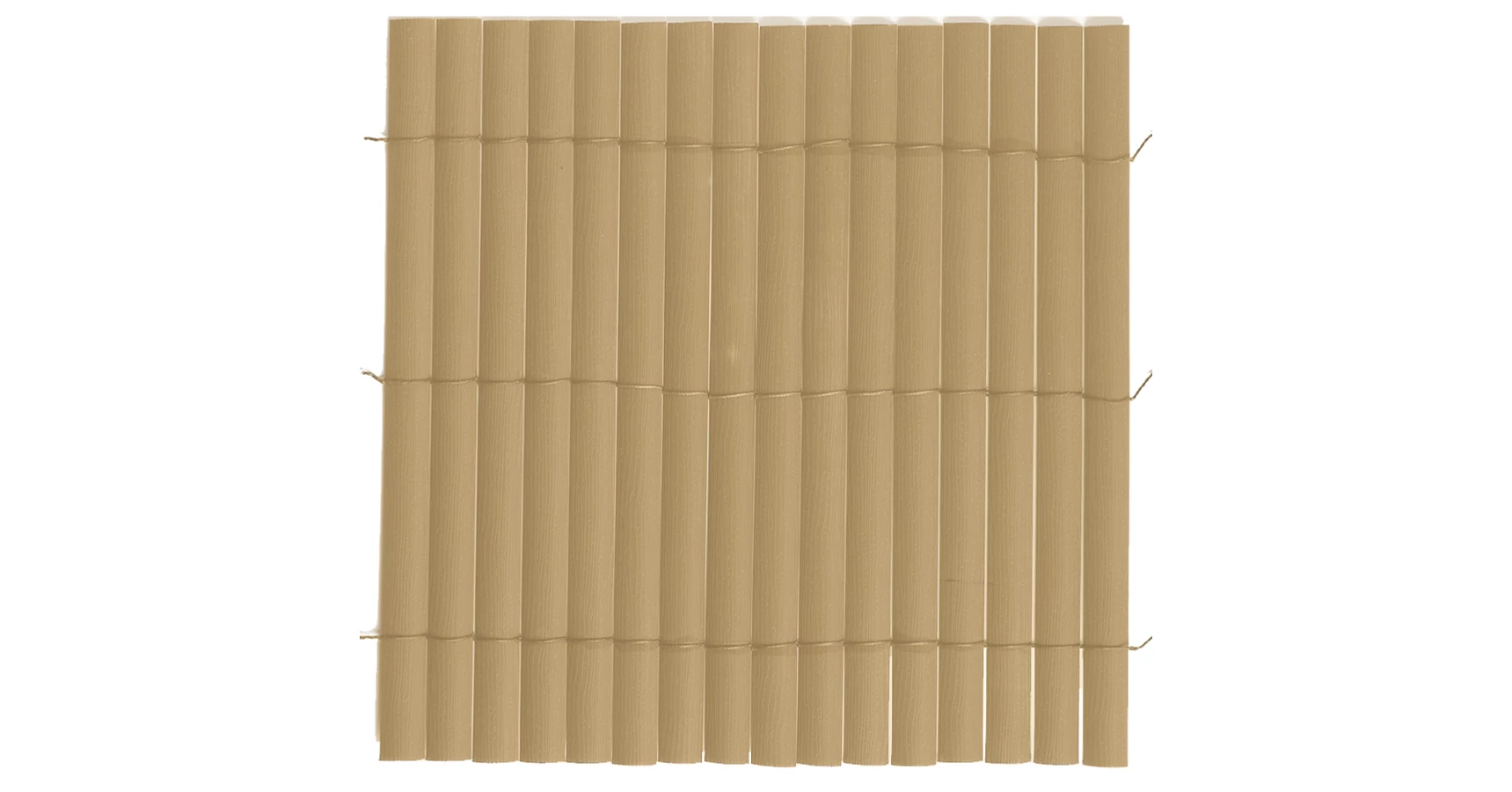 Félovális profilú műanyag nád 17mm PVC - PLASTICANE (bambusz)