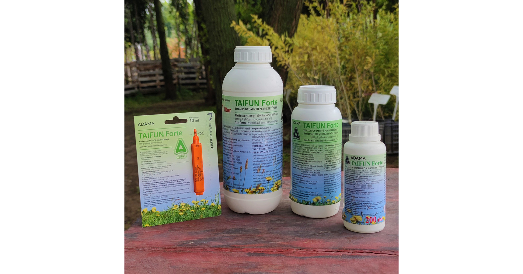 TAIFUN Forte glifozát hatóanyagú gyomirtó permetezőszer