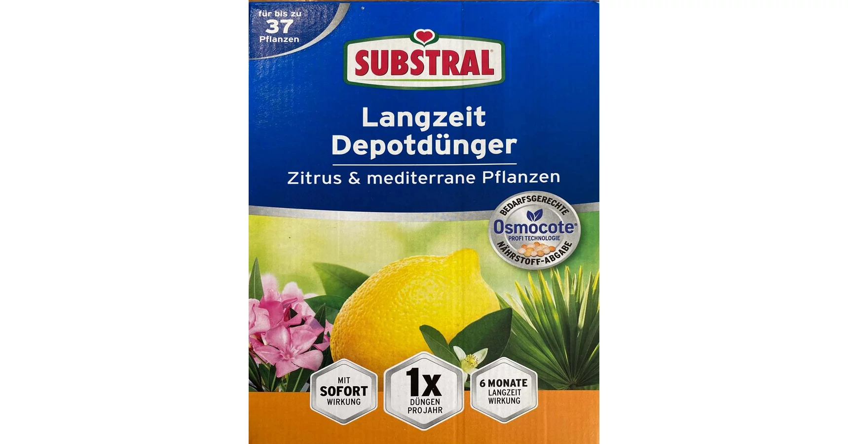 Substral Osmocote Virágtrágya citrus- és mediterrán növényekhez 750 g